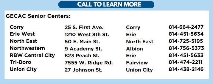 Senior Health and Exercise - GECAC